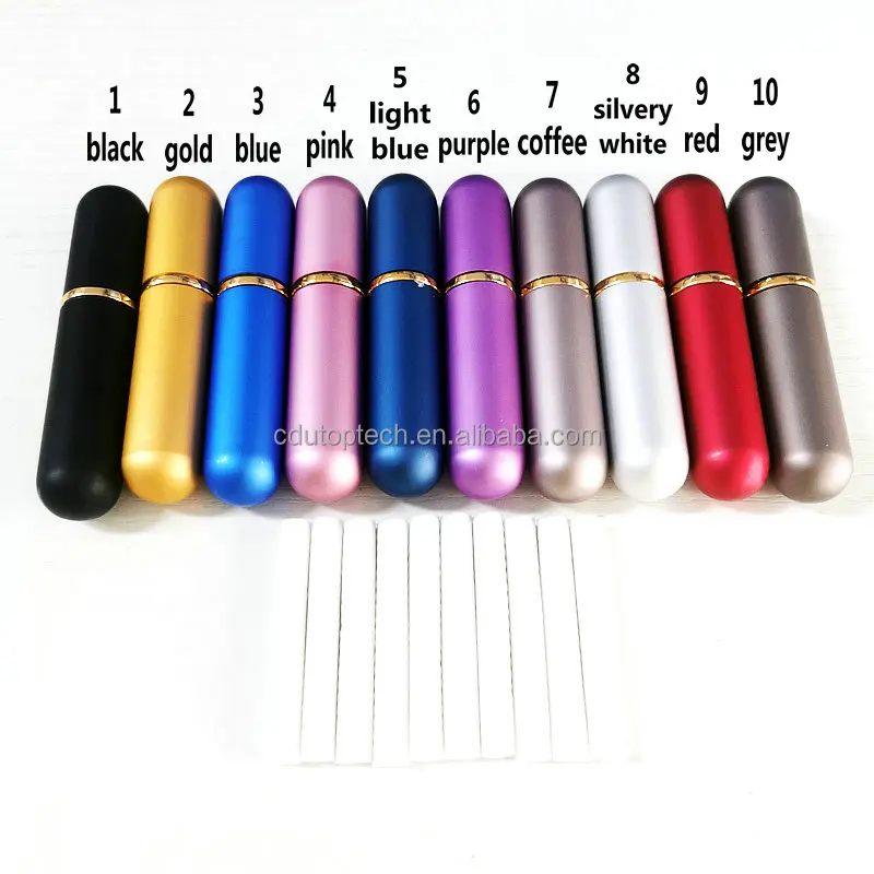 Aluminum Inhaler Tubes for Essential Oil Aromatherapy