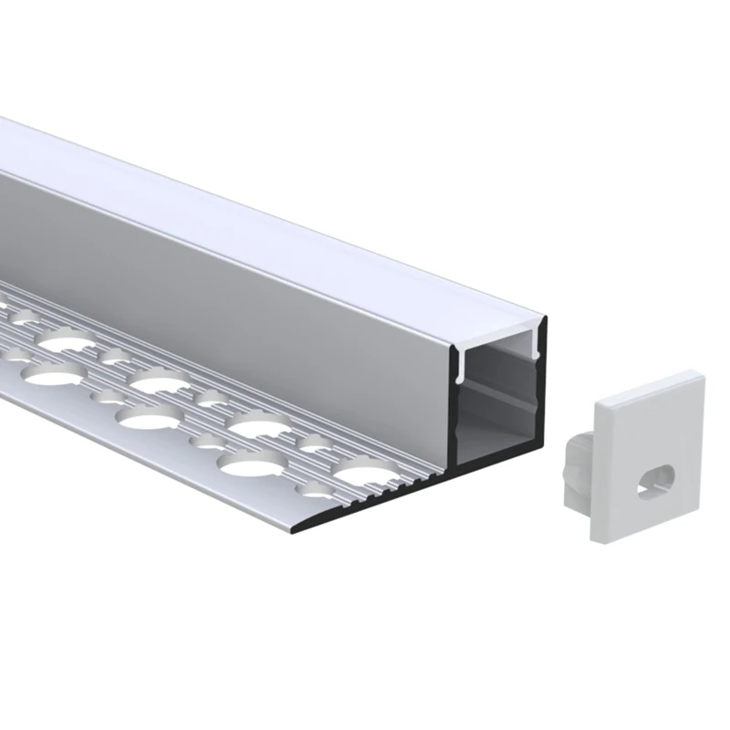14mm Width Slim U Shape Plaster-in Drywall Extrusion Strip LED ...