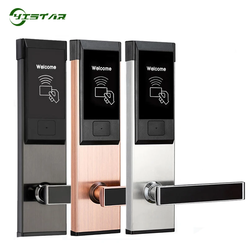 Stainless Steel Digital Card Lock - Secure Hotel Doors