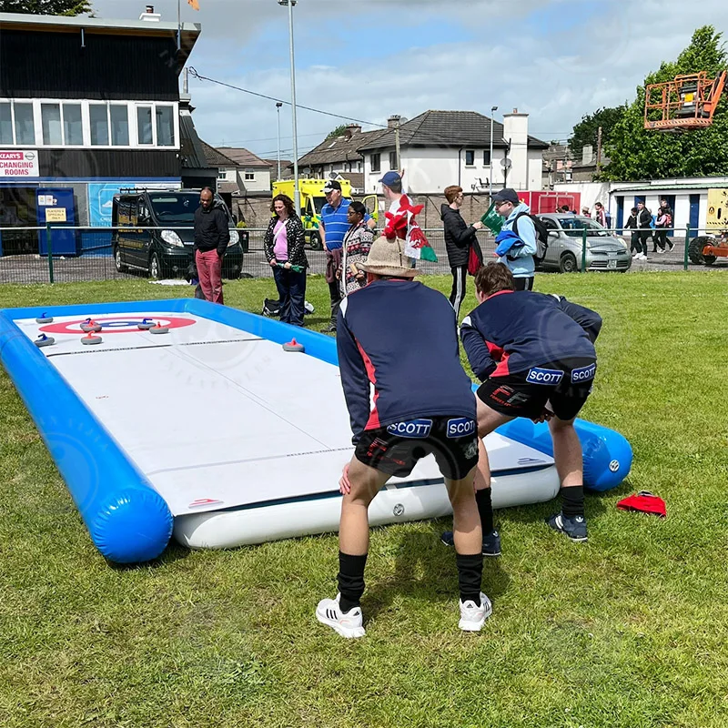 EJIA Portable Street Ice Rink Curling Mat - Customizable