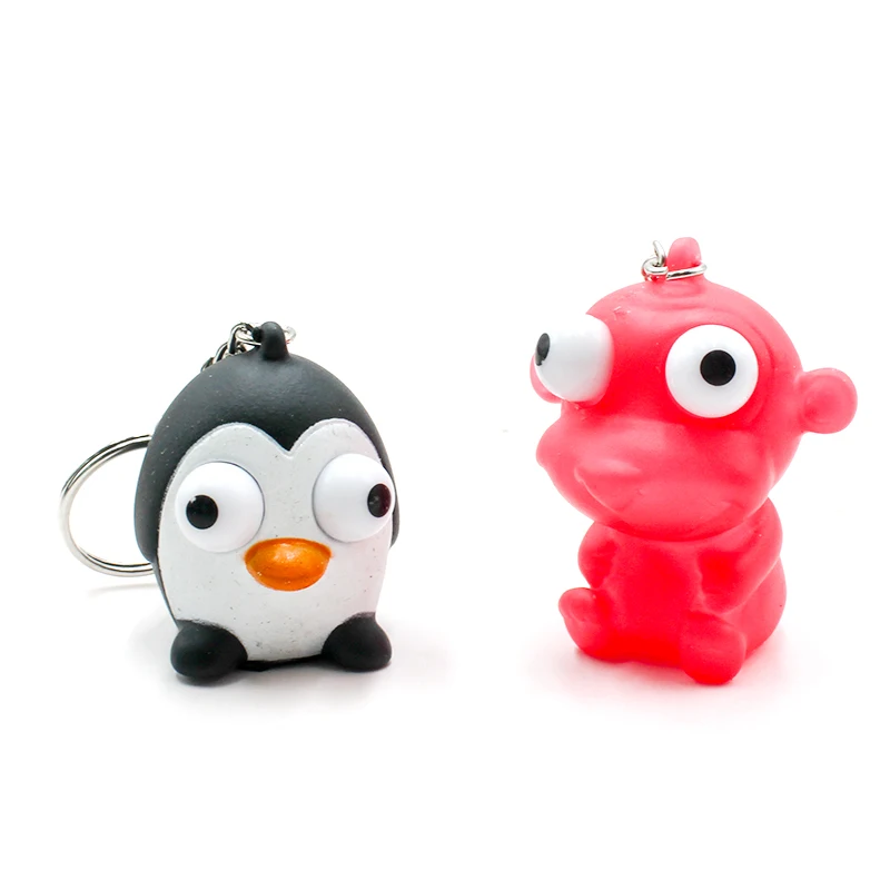 PVC Material Pop Out Eye Animal Toy - Fun & Eco-friendly