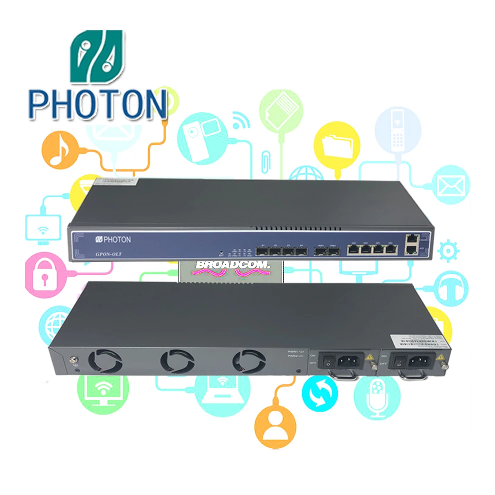 4 PON Port Mini 10G GPON OLT FTTH FTTX Kompatibel Vsol ONU/ONT| Alibaba.com