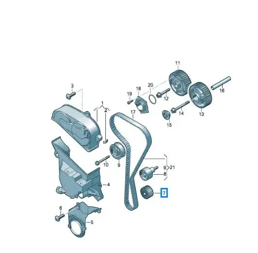 ina Engine Timing Chain Belt Kit 04E198119 04E109479A 04E109244B ...