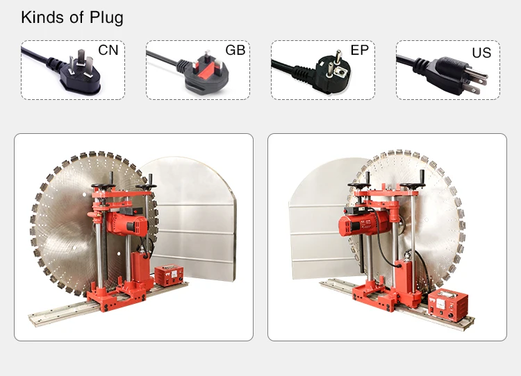 Baojie Wall Cutting Saw Machine With Brick/concrete Groove Cutter Price ...