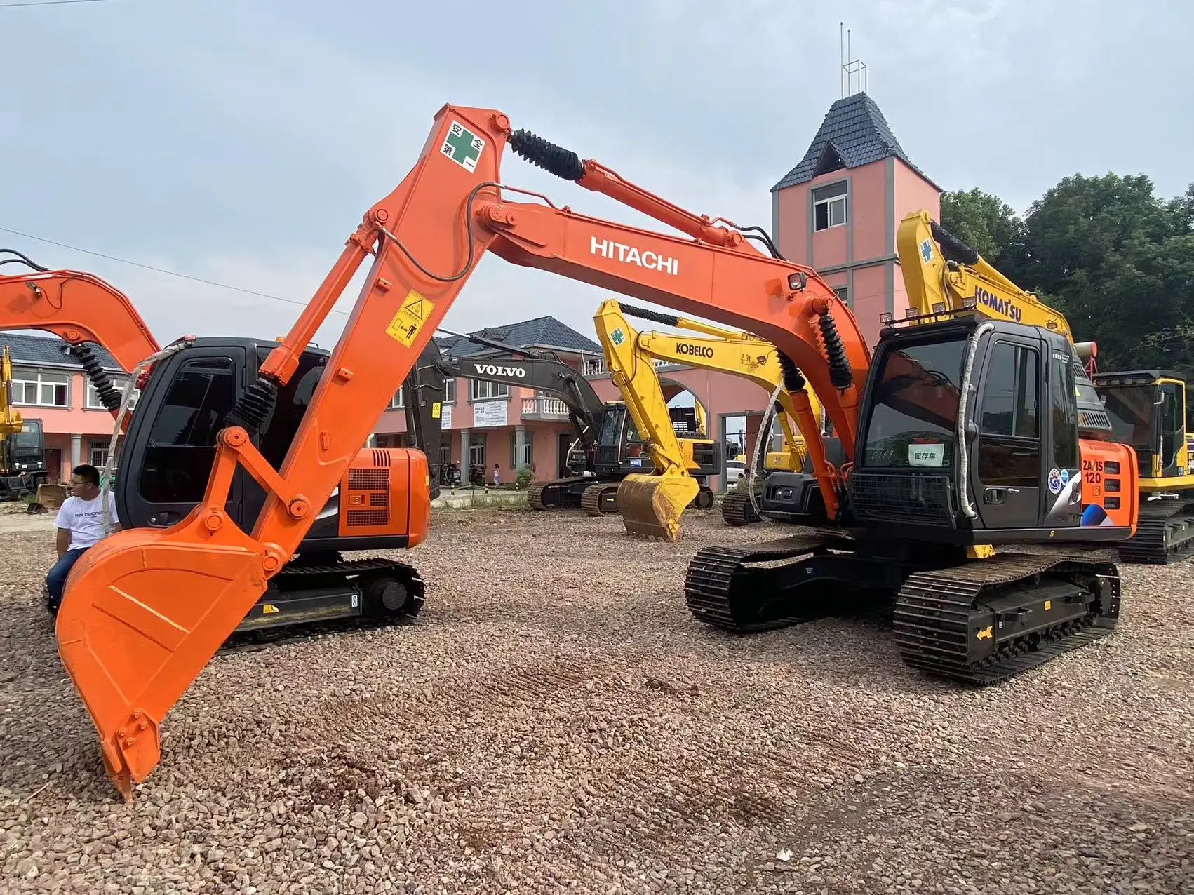 Japanese Used Construction Engineering Hydraulic 12ton Digger Excavator ...