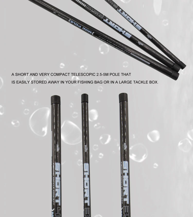 2.5-5MT Portable Float Fishing Rod - High-Quality Tele Whip Pole