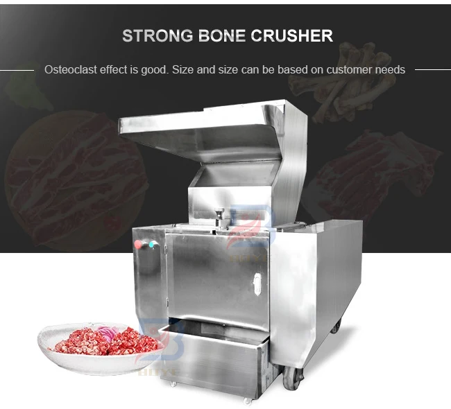 Crushing Machinery Suitable For Both Dry And Fresh Bones Beef/duck ...