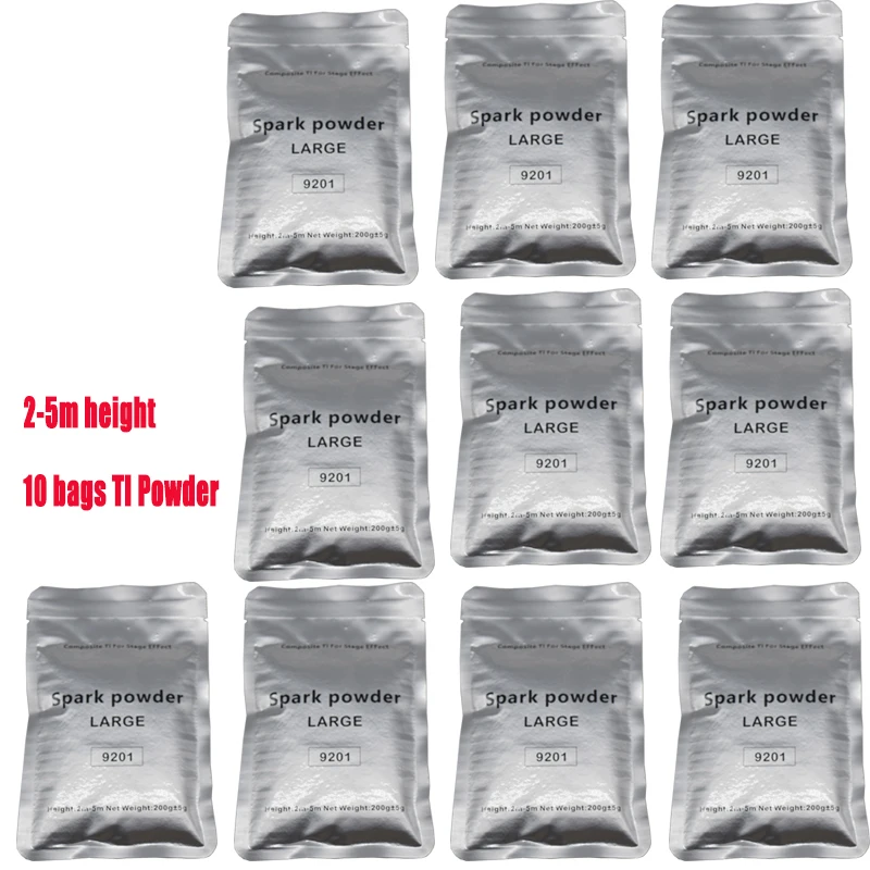 200g Outdoor Indoor Cold Spark Sparkler Metal Titanium TI Powder for ...