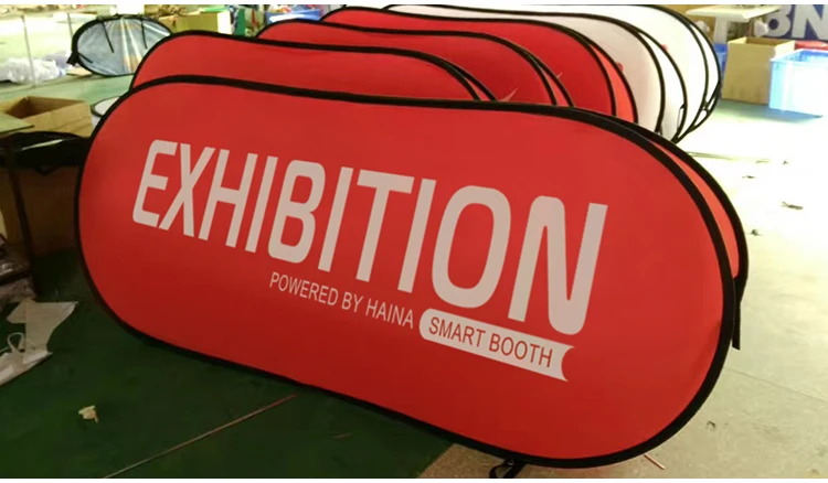 Outdoor Pop up a Frame Sign Exhibition Banner Vertical Folding Banner ...
