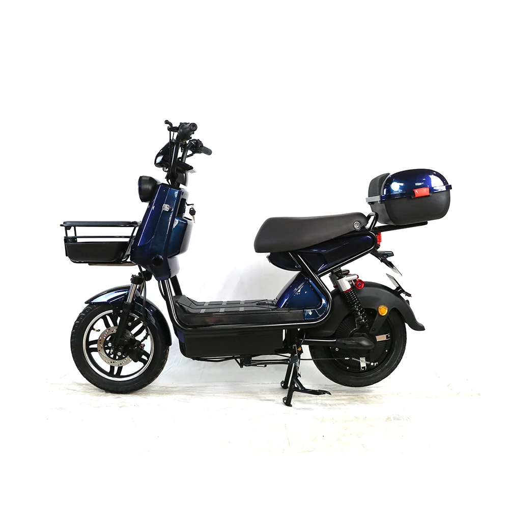2024 New 2 Wheel Electric Moped Scooter 16 Inch 600W Long Range City Electric Bike for Adults ...