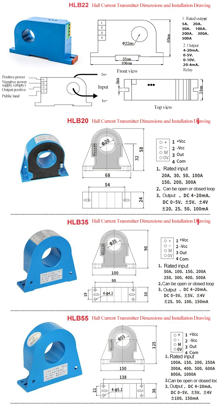 Hall Effect DC Current Sensor 010V 1000A LEM - 5 Year Warranty