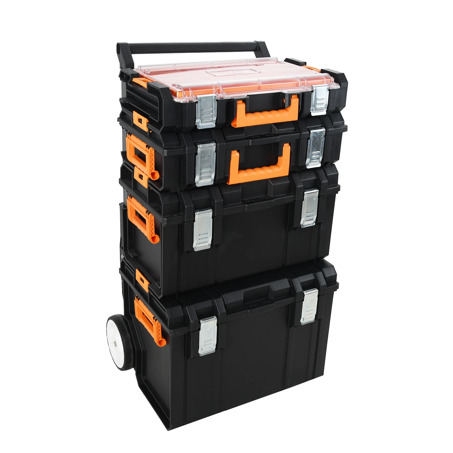Vertak Stackable Waterproof Tool Box on Wheels - Portable & ODM