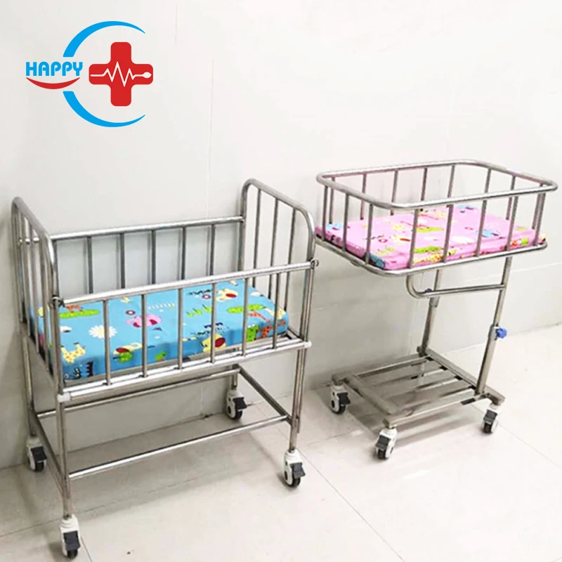 Stainless Steel Baby Cots - Durable & Safe for Hospitals