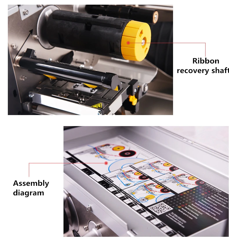 300dpi/600dpi ZT410 Barcode Machine 420/421 RFID Thermal Label Printer ...