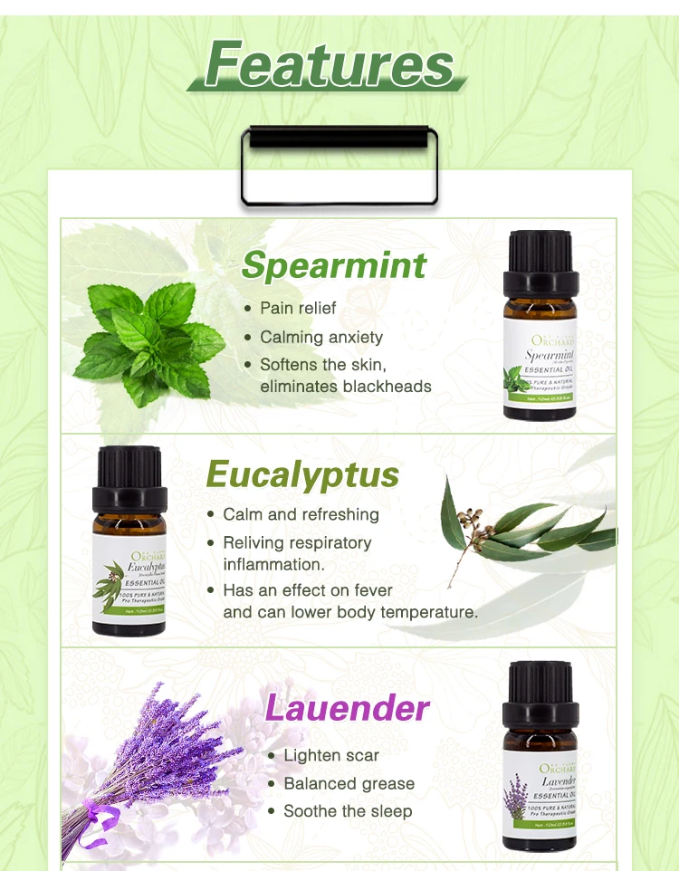MSDS Certified Multi-Function Aromatherapy Essential Oil Set