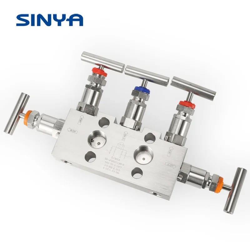 Instrument Industrial 5 Valve Manifold For Pressure Transmittes ...
