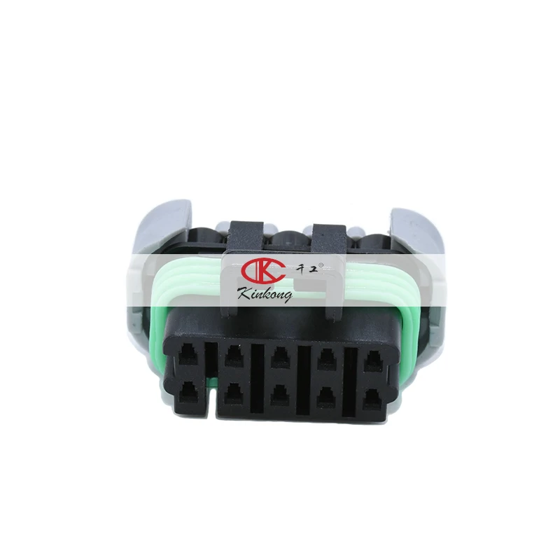 10 Pin Female Waterproof Auto Plug Automotive Diagnostics Connector For ...