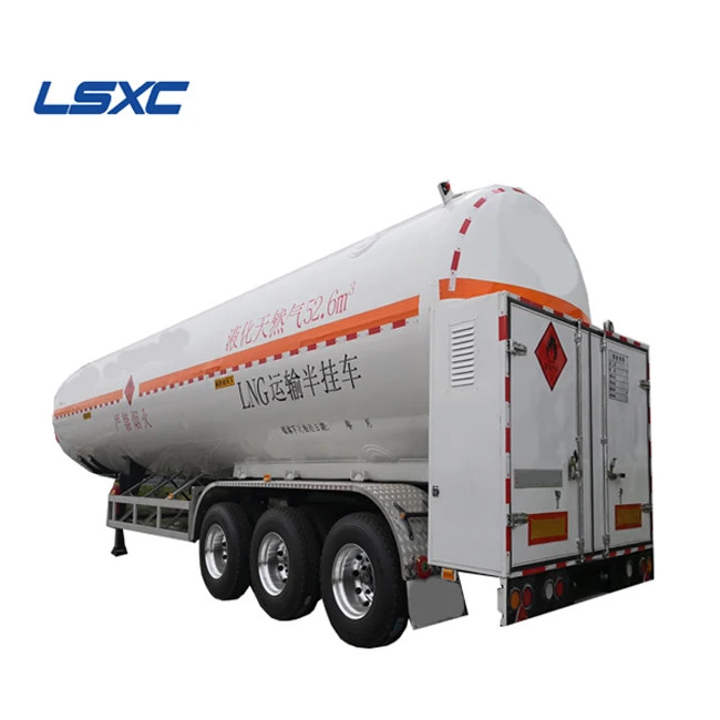 3 Axles 40000 Liters LNG Tanker Trailer - Light Weight & Durable