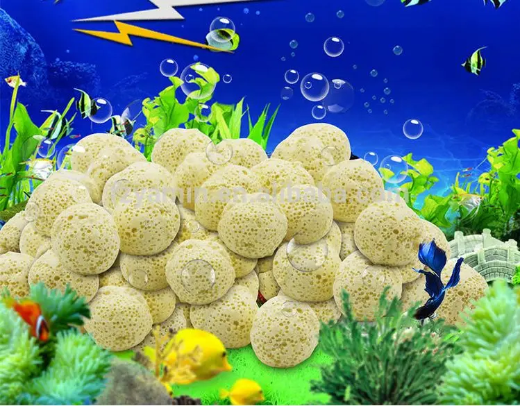 Wholesale Aquarium Fish Tank Ceramic Bio Balls For Aquaculture - Buy ...