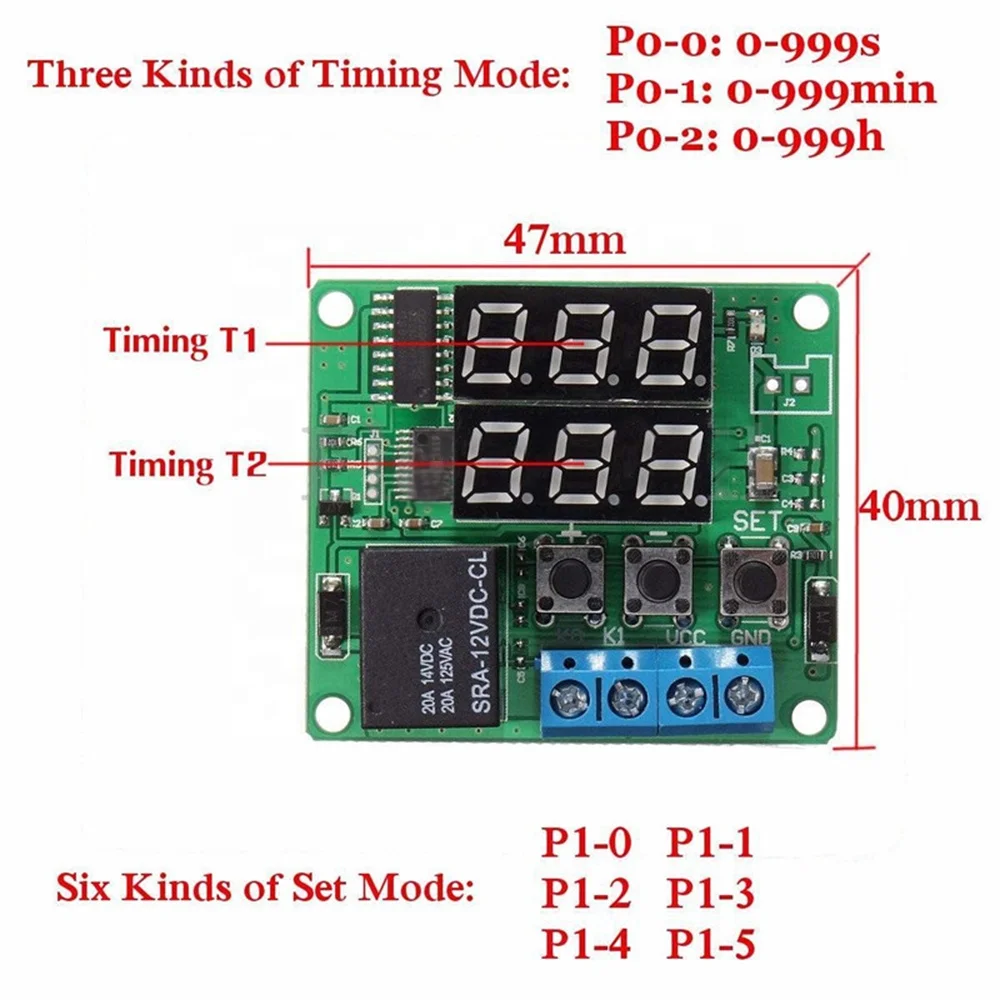 Taidacent Ntc Waterproof Temperature Controller W1209s Digital Dual ...