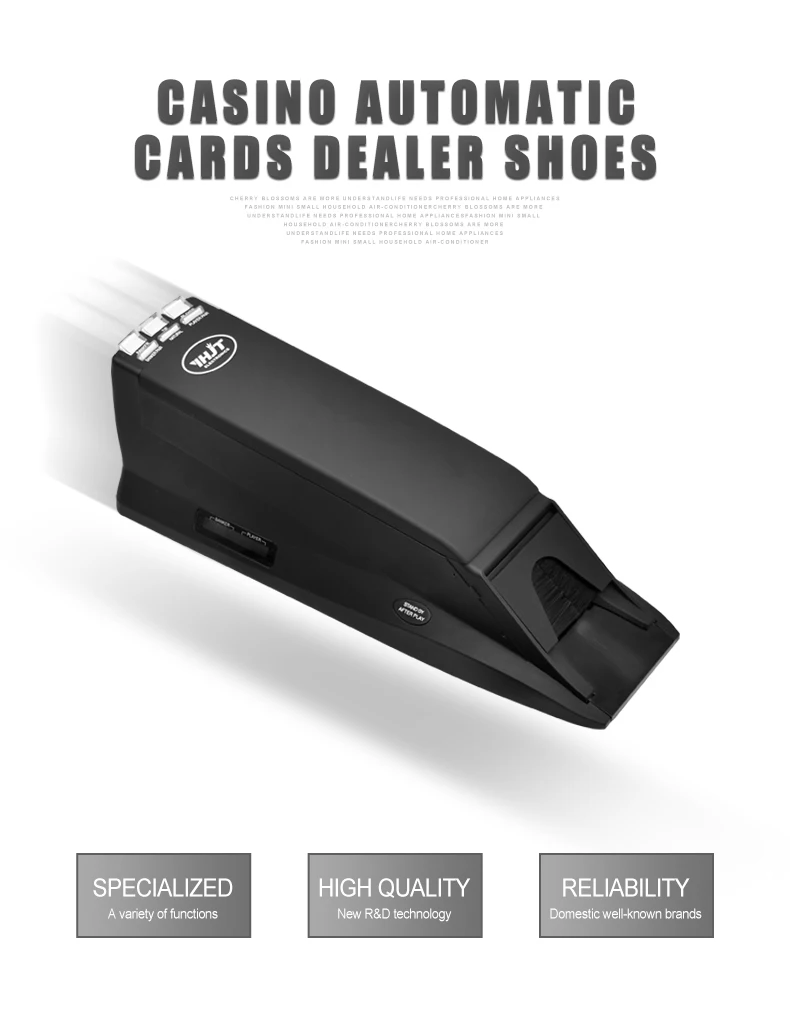 YH Casino 8 Decks Automatic Card Dealer Shoe - Luxury & Standard