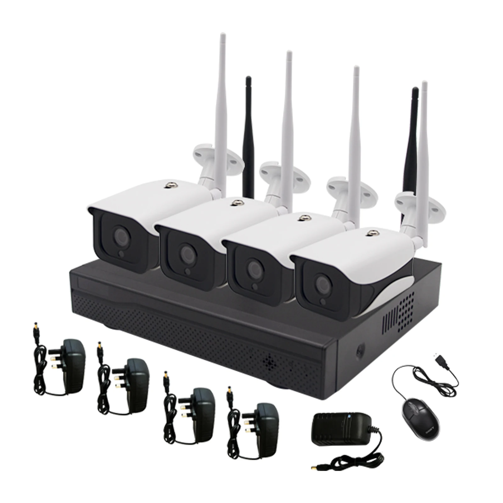 H.265 2mp Wifi Nvr Kit 4 Wifi Camera And 4ch Wifi Nvr Best Selling ...