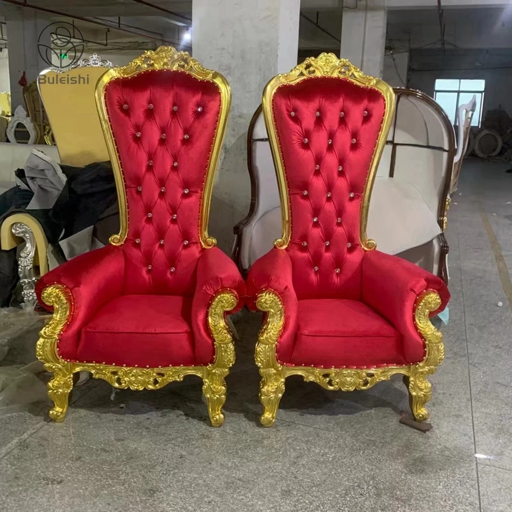 Red Queen Throne Chair Baroque Throne Chair Queen High Back In Red ...
