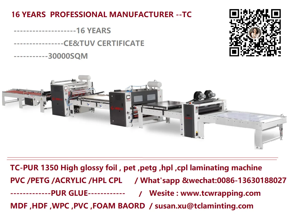 1350mm Hpl /cpl / Acrylic /pmma Sheets Pur Compact Lamination Machine ...