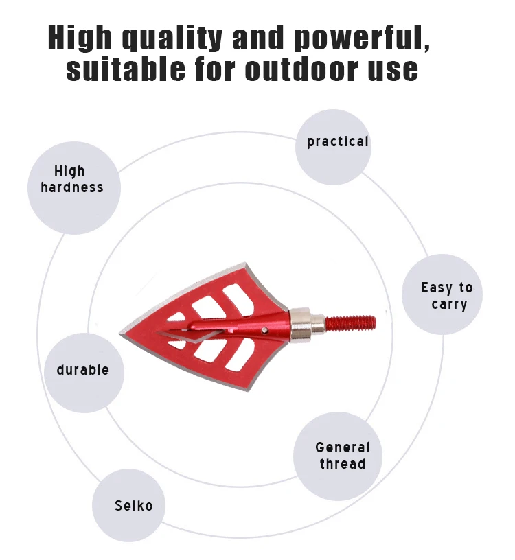 125 Grain Red Devils - Powerful Archery Broadheads for Hunting