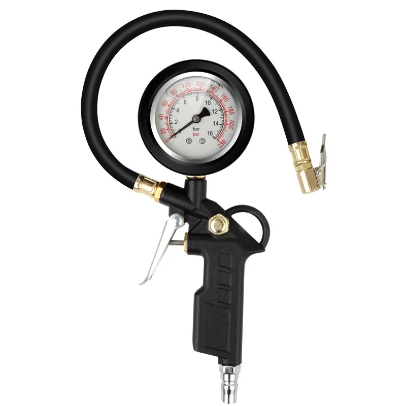 Tire Inflator With Pressure Gauge,Heavy Duty 230 Psi Tire Inflation ...