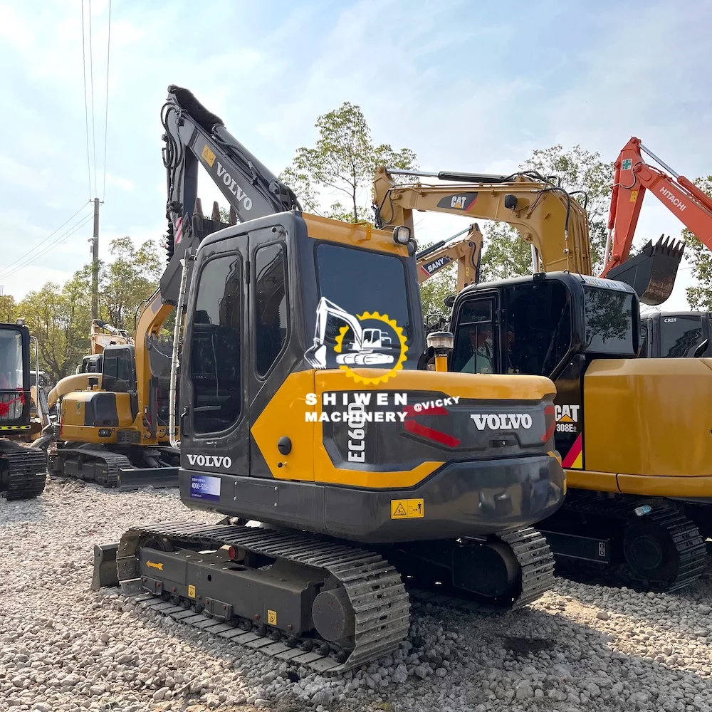 Used Volvo 60 Excavator, Volvo EC60D EC60B EC55D EC55B EC140 EC210 ...