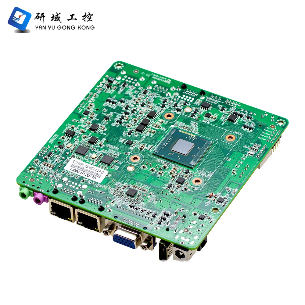 Placa Mini Pc Fanless Mainboard J1900 Nuc X86 2 Porta Lan Nano Pc ...
