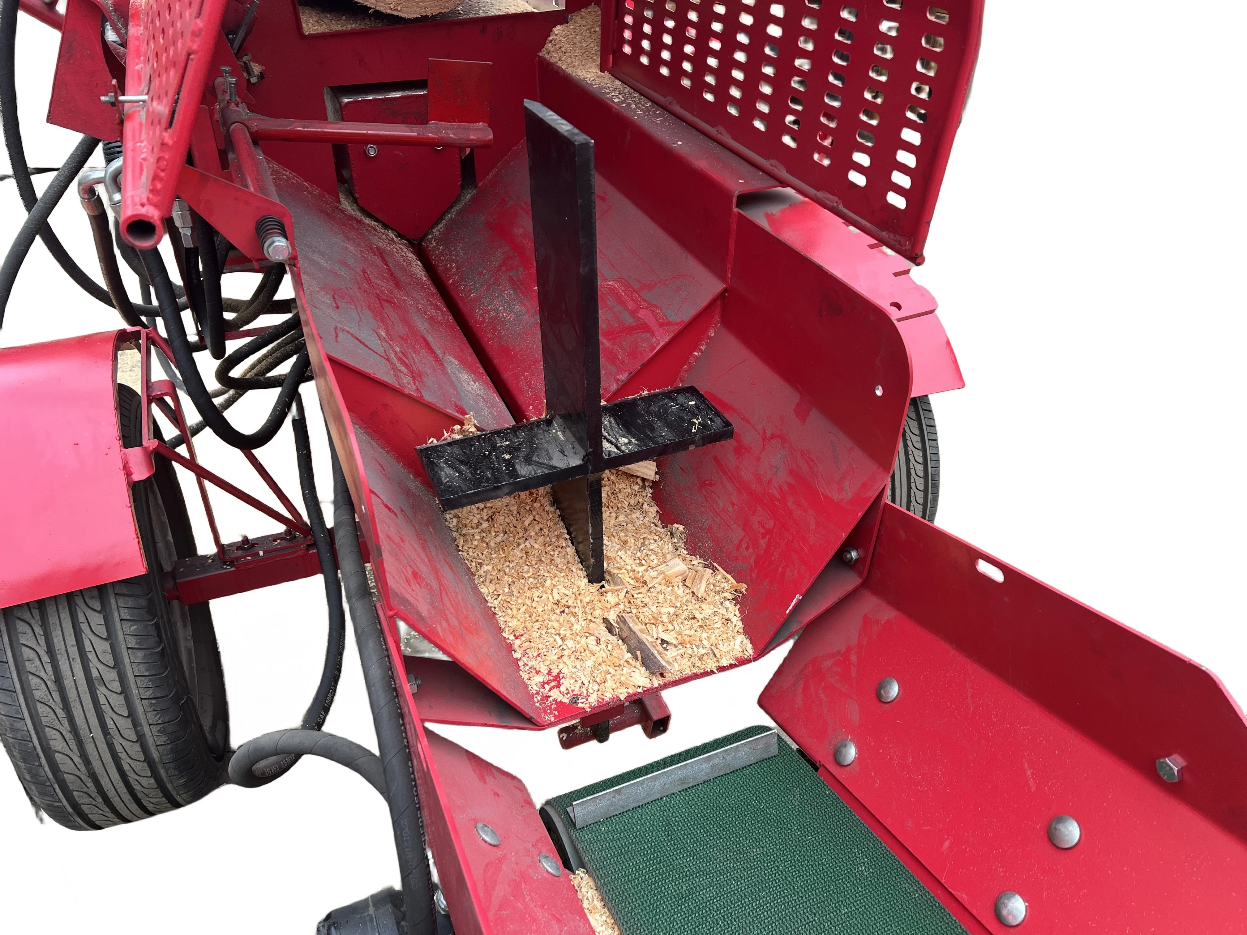 20ton Firewood Processor Mini Wood Cutting Machine Tree Cutting Machine ...