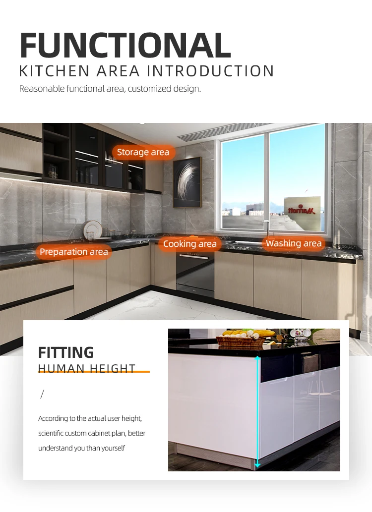 Flat Pack Kitchen Cabinet Set Small Kit Cuboards Floor To Ceiling White ...