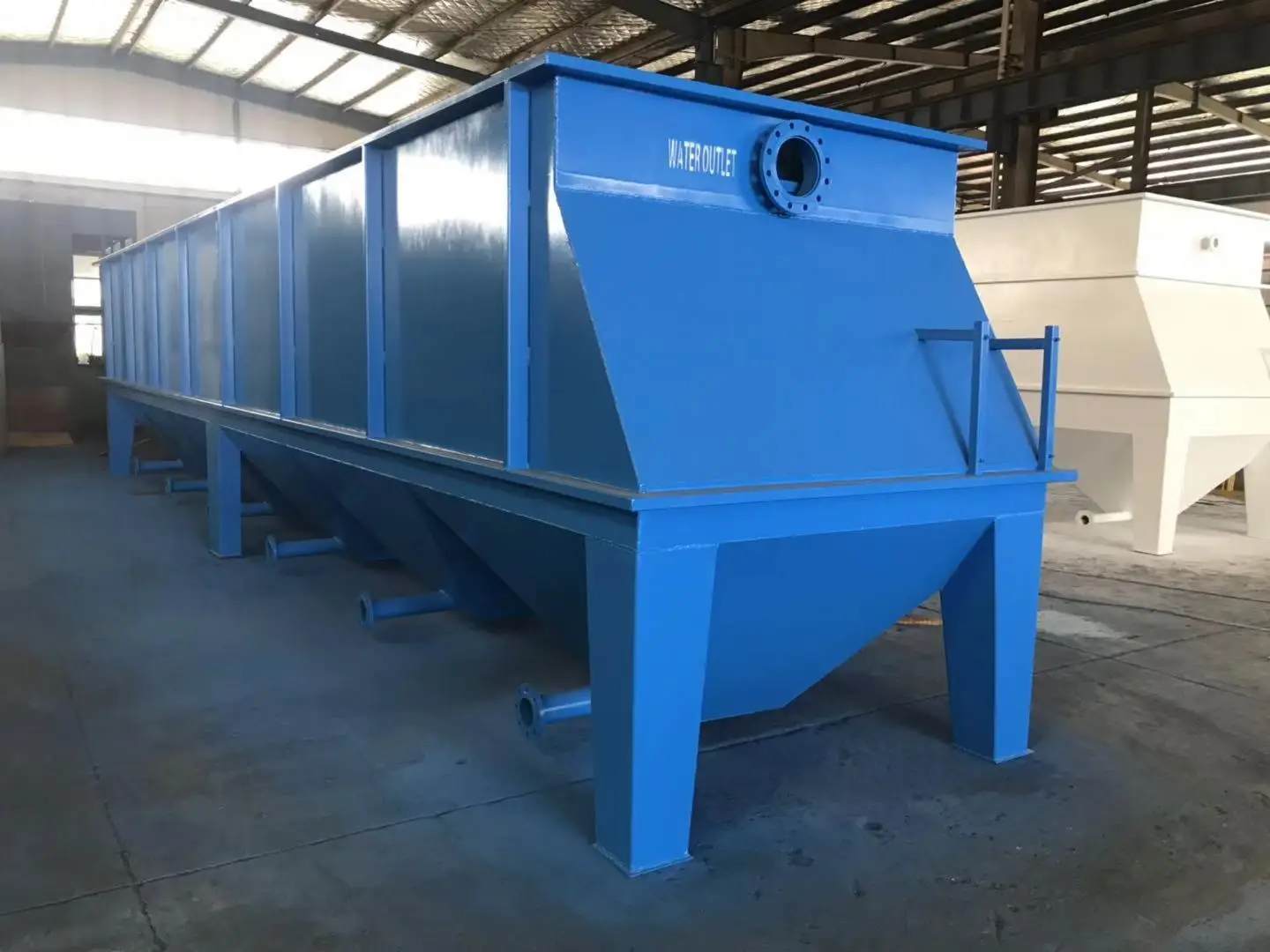 Package Coagulation Flocculation Sedimentation Tank Inclined Plate ...