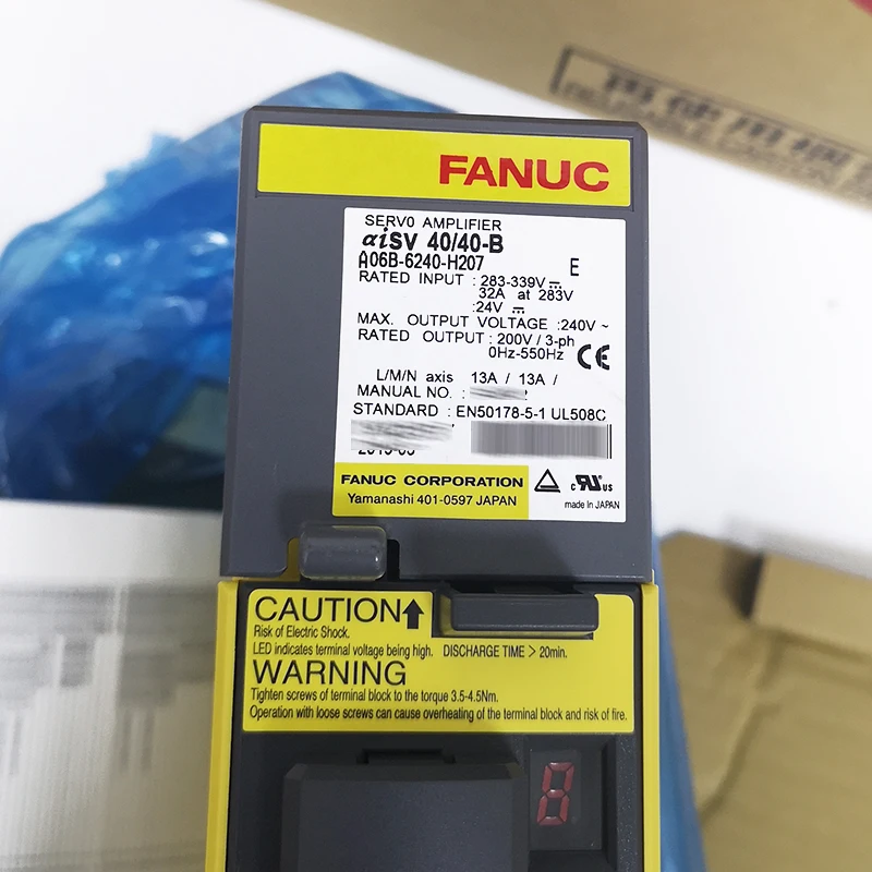 Original Fanuc Cnc Servo Power Amplifier A06b-6240-h207 - Buy A06b-6240 ...