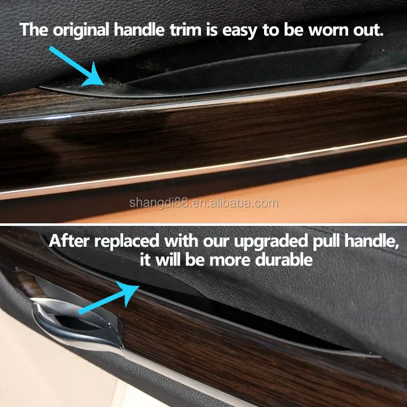 Bmw 7 시리즈 F01 F02 51419115533 51419115534 를 위한 문 잡아당기기 손잡이 회의 손질 세트 보충 ...