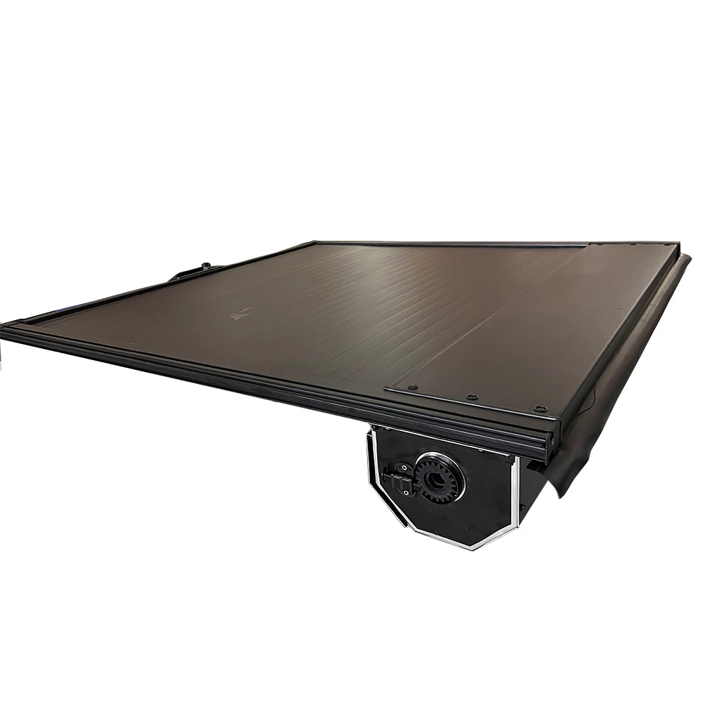 Manual Roller Lid Retractable Tonneau Cover Aluminum Waterproof Pickup ...