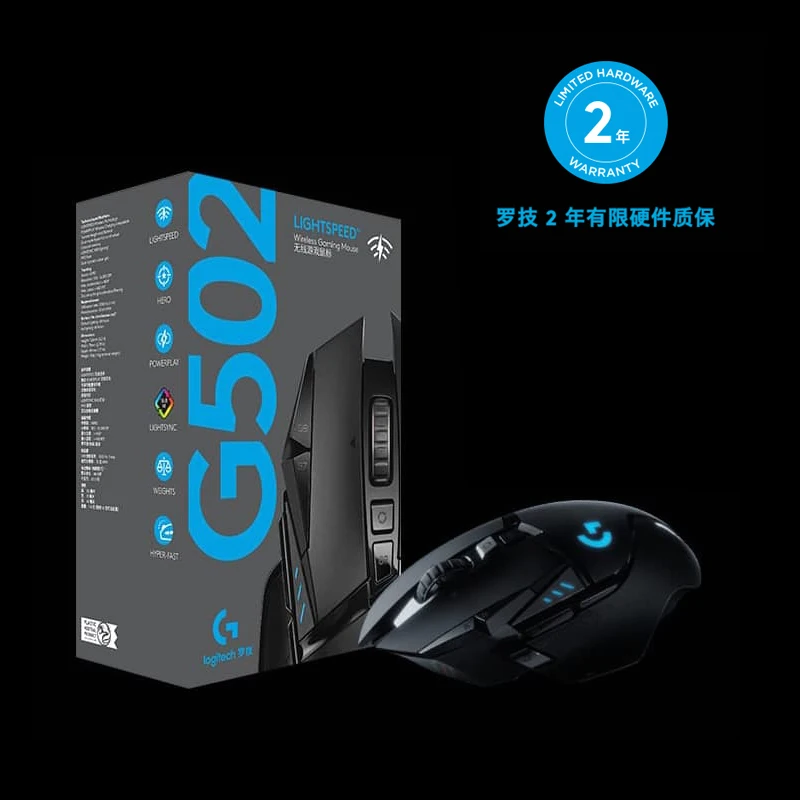 Original Logitech G502 Lightspeed Wireless Gaming Mouse Wireless 2.4ghz ...