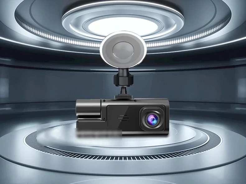 HD 1080P Dashcam with Three Lens - Universal Vehicle Recorder