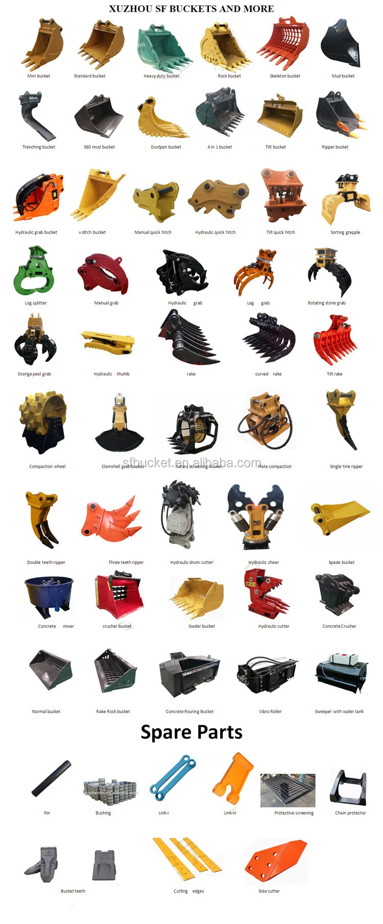 Excavator Rotating Sieve Bucket Parts - Durable & Efficient