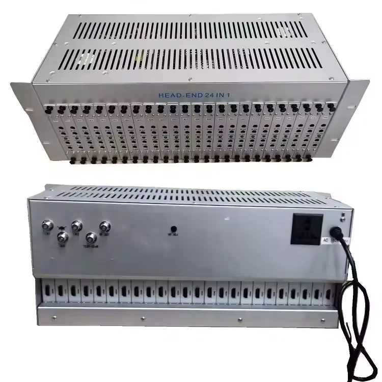 CATV Analog RF Modulator 24 HD Channels Input Head-end 24 in 1 Rf Av ...