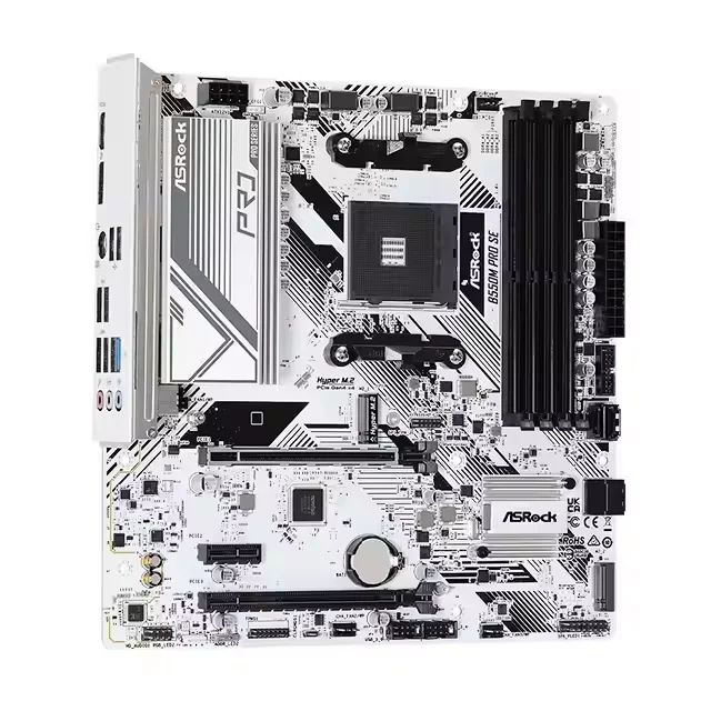 Asrock B550M Pro SE Motherboard - AMD AM4, DDR4, SATA