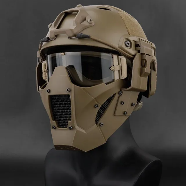 MUCHAN Tactical Paintball Helmet - Durable & Protective