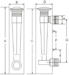 LZM Panel Type Flow Meter Rotameter for Water - SHLLJ