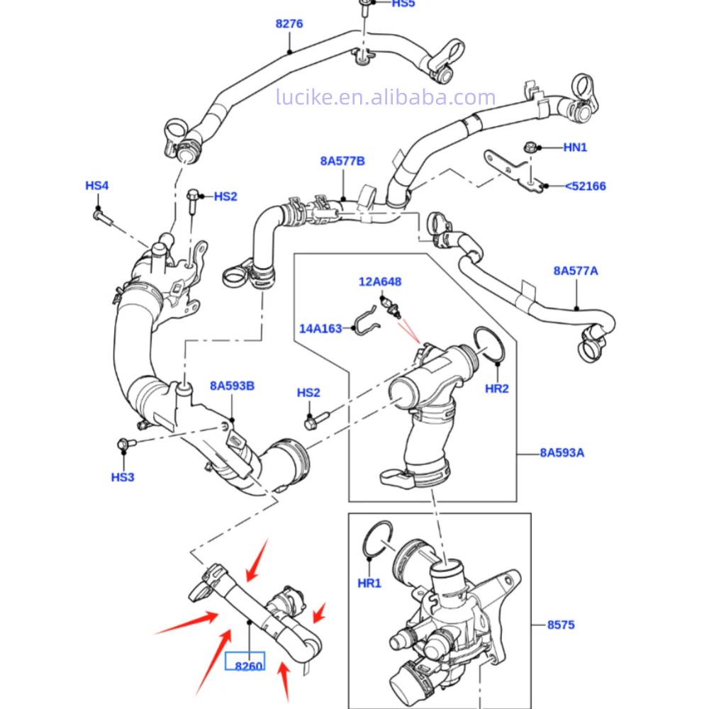 For Land Rover New Range Rover Sport Land Rover Defender Oil Cooler ...