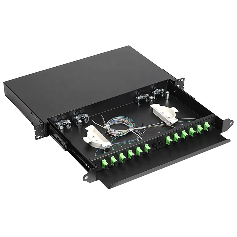 Fiber Optical Patch Panel Sc/apc Interface 12 Port Single Mode With ...