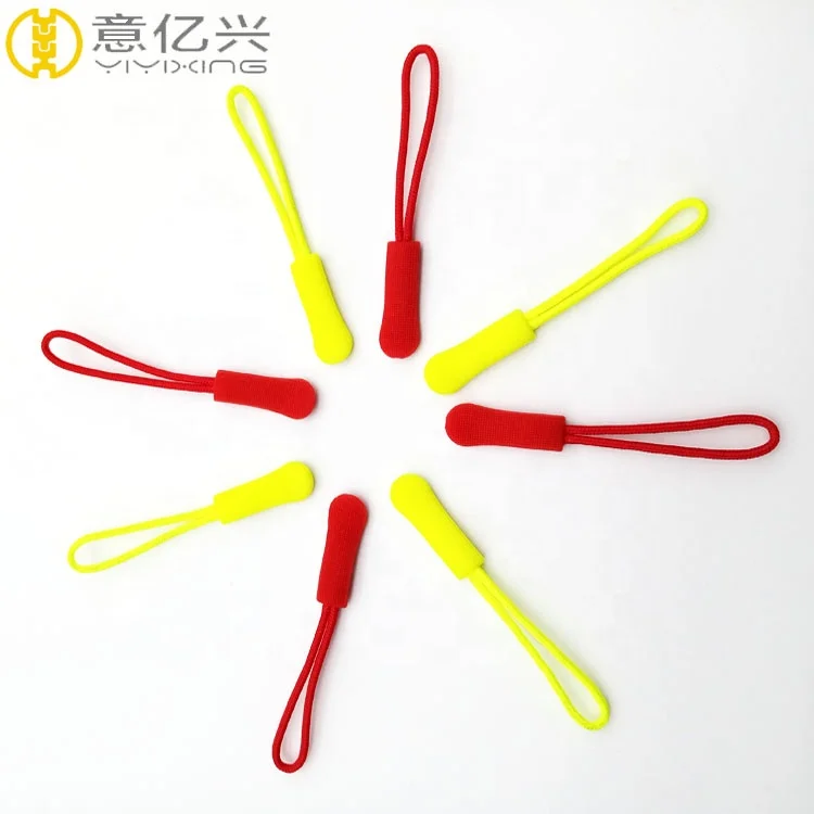Custom Soft Rubber Embossed PVC Zipper Pullers for Bags
