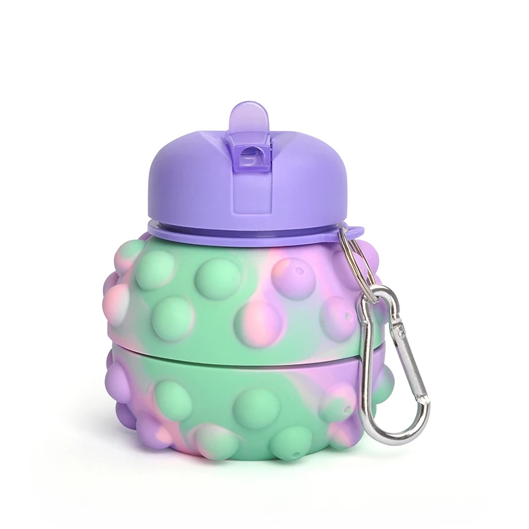 Eco Surprise Silicone Pop Water Bottle Sensory Stress Relief Gifts For ...