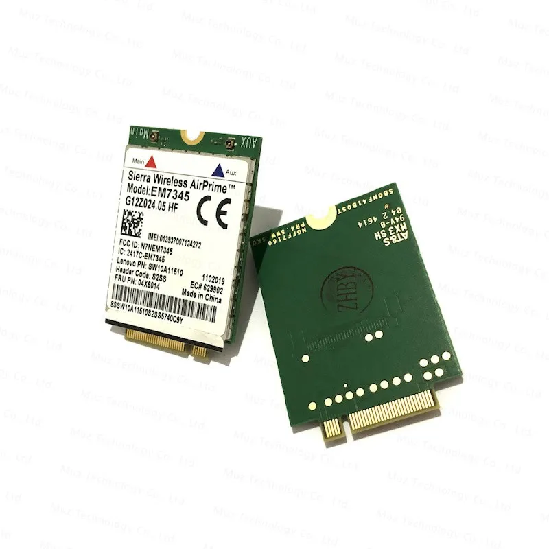 Sierra Original Wireless LTE Cat 4 Module EM7455 M2 Pcie Modem GNSS GPS ...